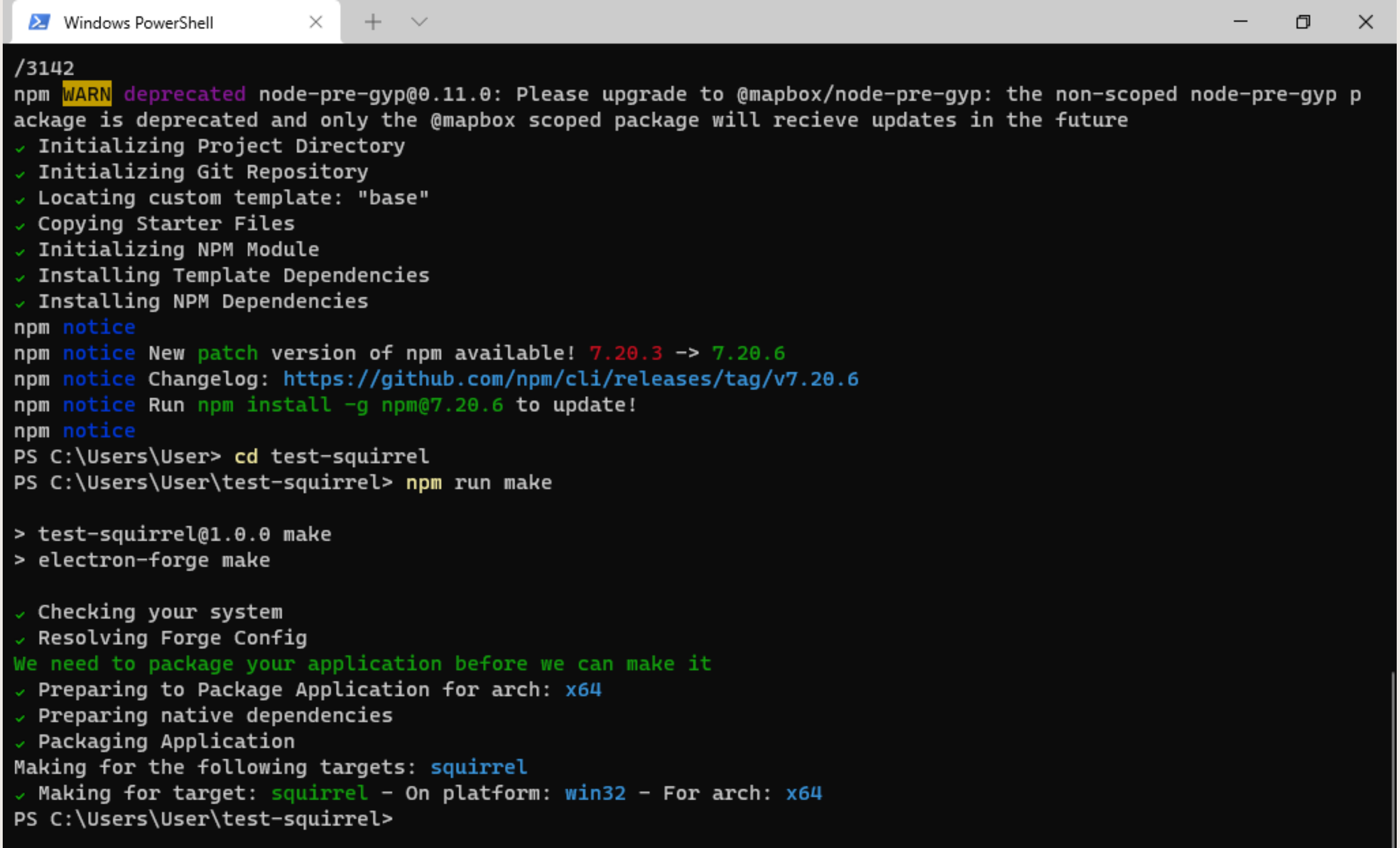 Mismatched versions of Forge and maker modules · Issue #2448 · electron/forge · GitHub