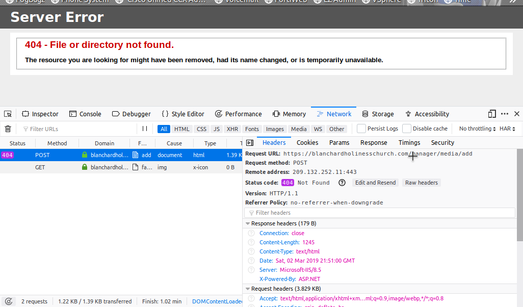 404 when uploading large media items · Issue #528 · PiranhaCMS/piranha.core · GitHub