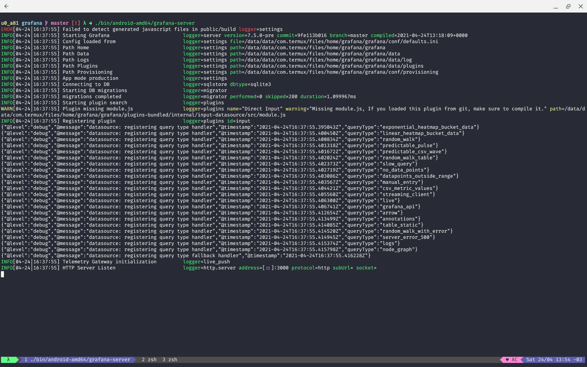 Package request: grafana · Issue #4801 · termux/termux-packages · GitHub