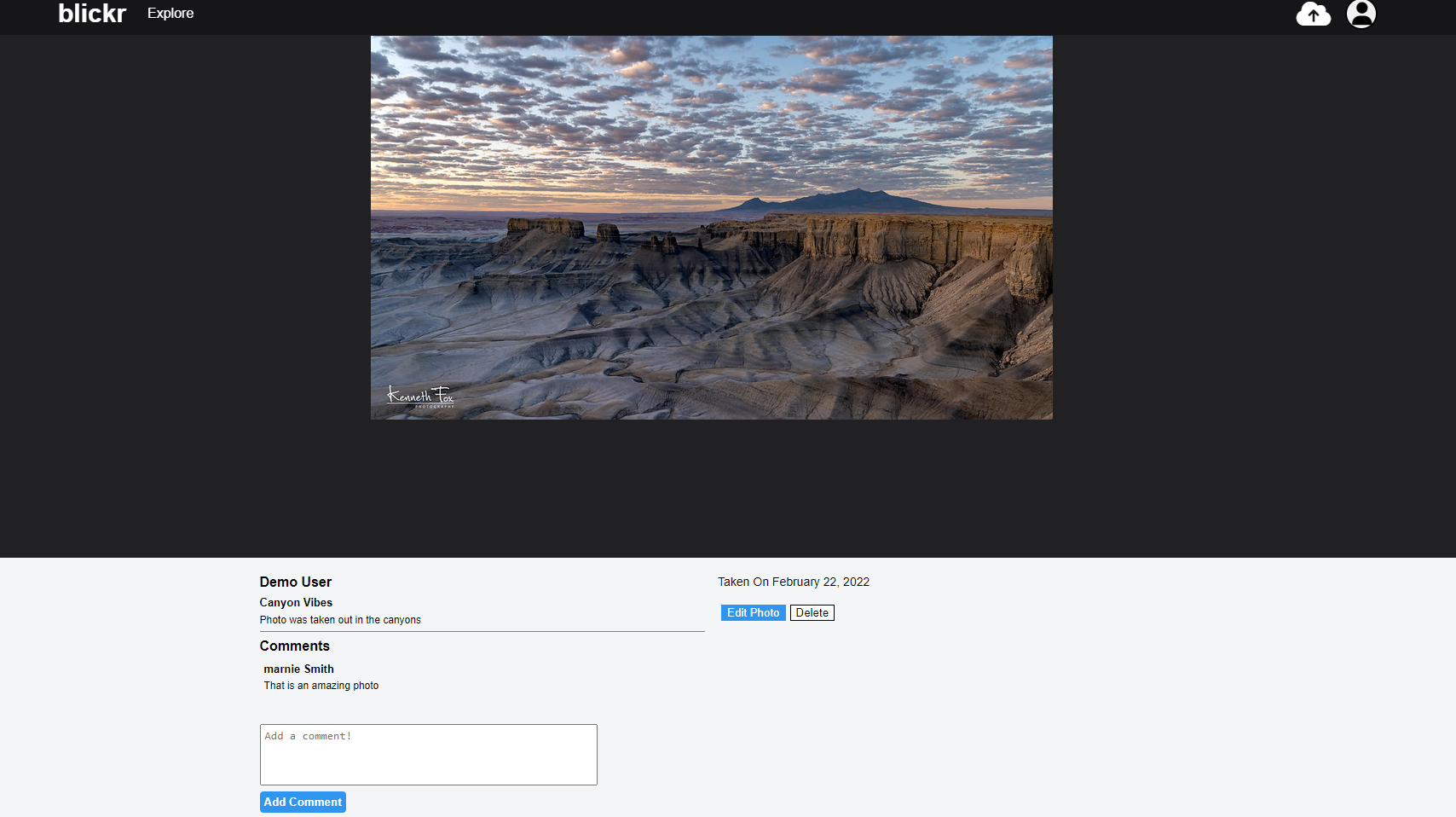 GitHub - JvredH/blickr