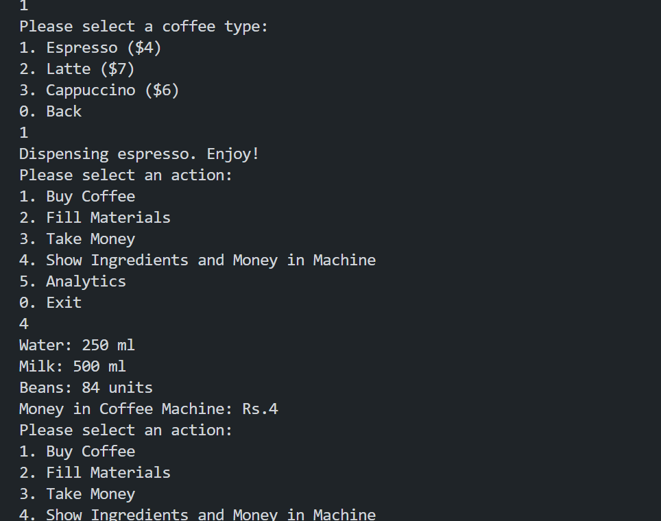 GitHub - satyam1459/Coffee_Machine_Simulator: made using oops
