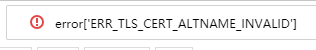 点击bucket list查看文件的时候，报错 ERR_TLS_CERT_ALTNAME_INVALID · Issue #85 · TencentCloud/cosbrowser · GitHub