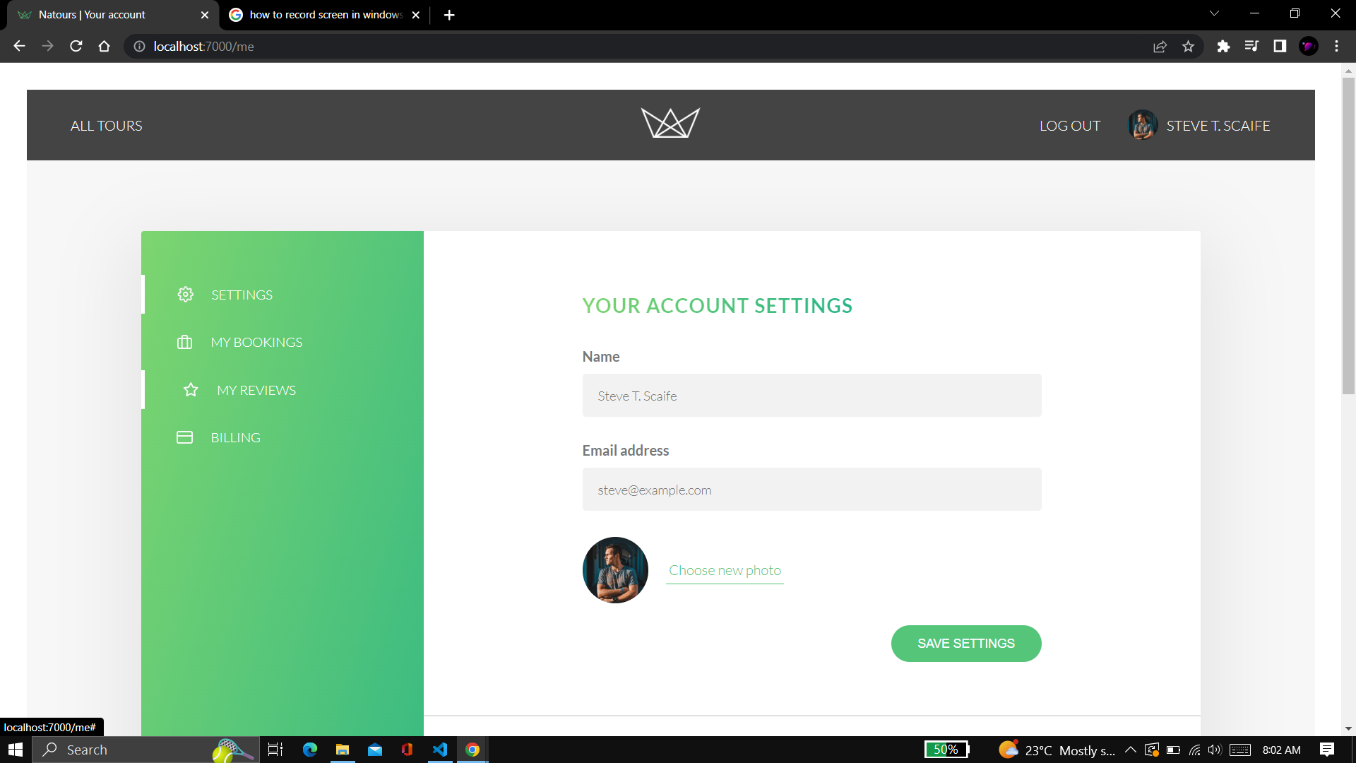 GitHub - aravindpj/Natours: Natours is a Tour booking web application,build in a node js express ...