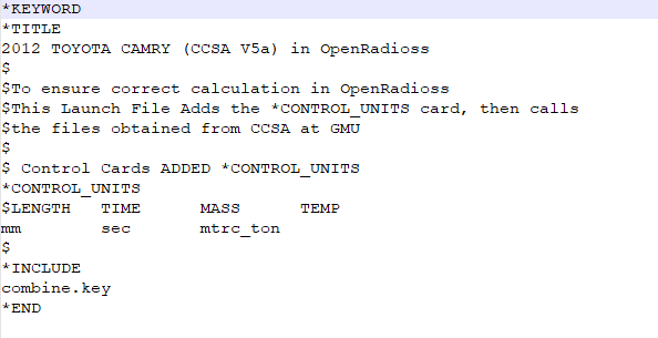 /INCLUDE_DYNA *RIGIDWALL Unit Issue · Issue #1093 · OpenRadioss/OpenRadioss · GitHub