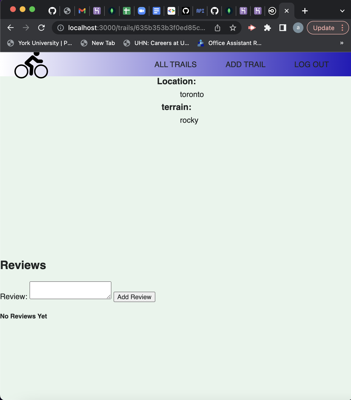 GitHub - wadoichimoji/Bike-Trails