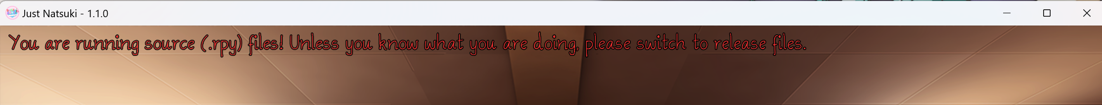 red rpy files after update. · Issue #601 · Just-Natsuki-Team/NatsukiModDev · GitHub