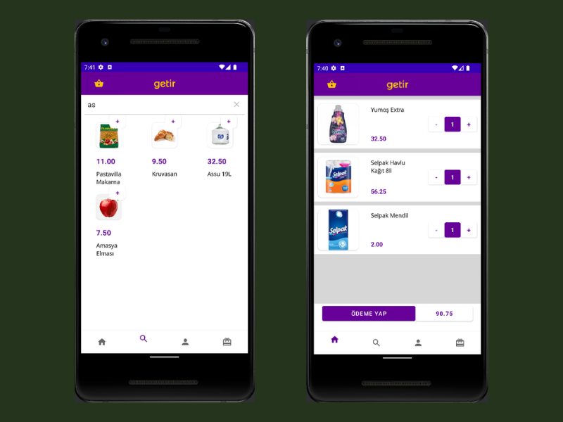 GitHub - berkeakcy/GetirClone