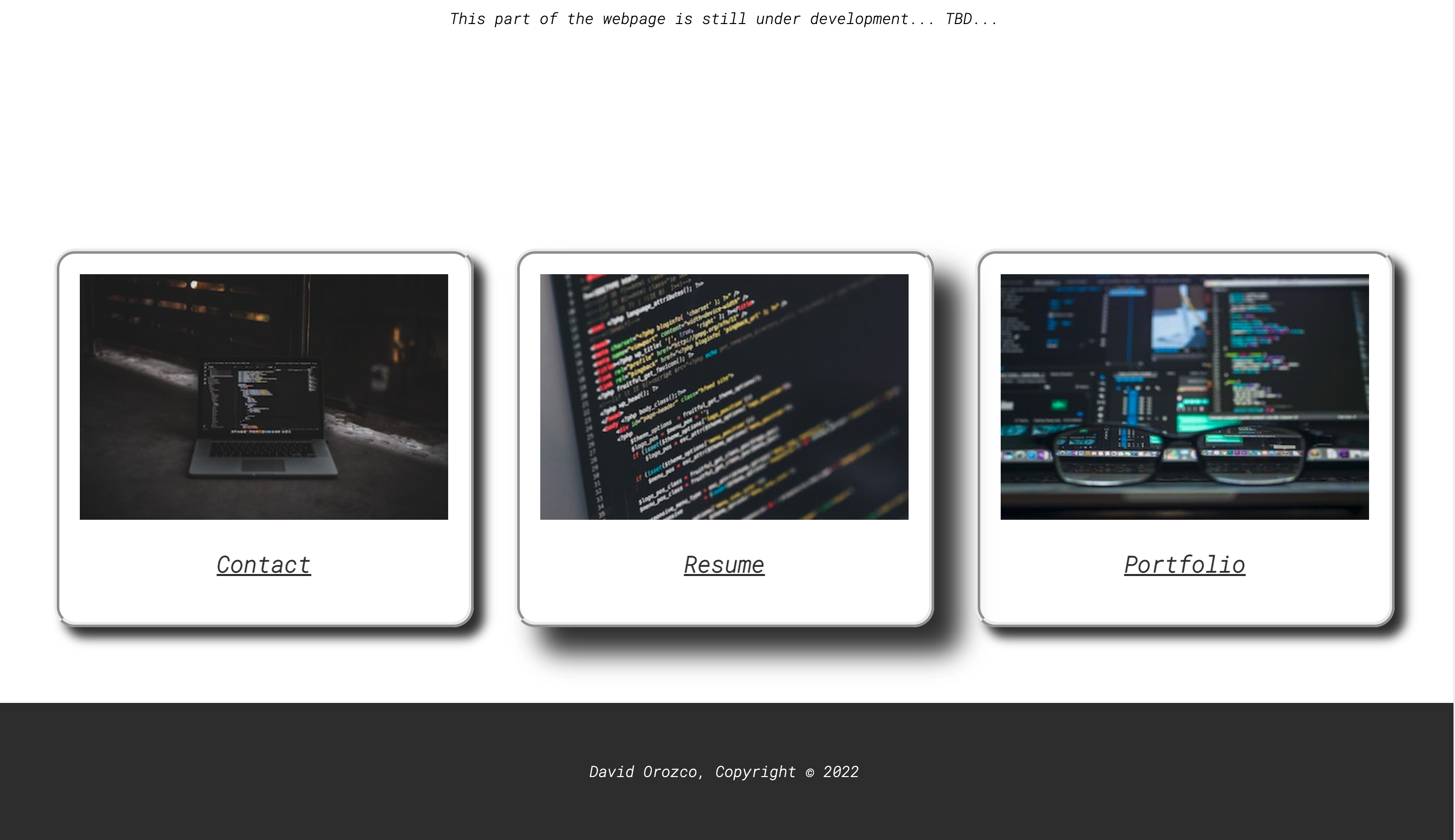 GitHub - dorozco4/David-Orozco-Webpage