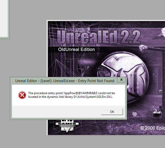 [469b-Preview-20201103] - UnrealEd using outdated driver · Issue #160 · OldUnreal ...