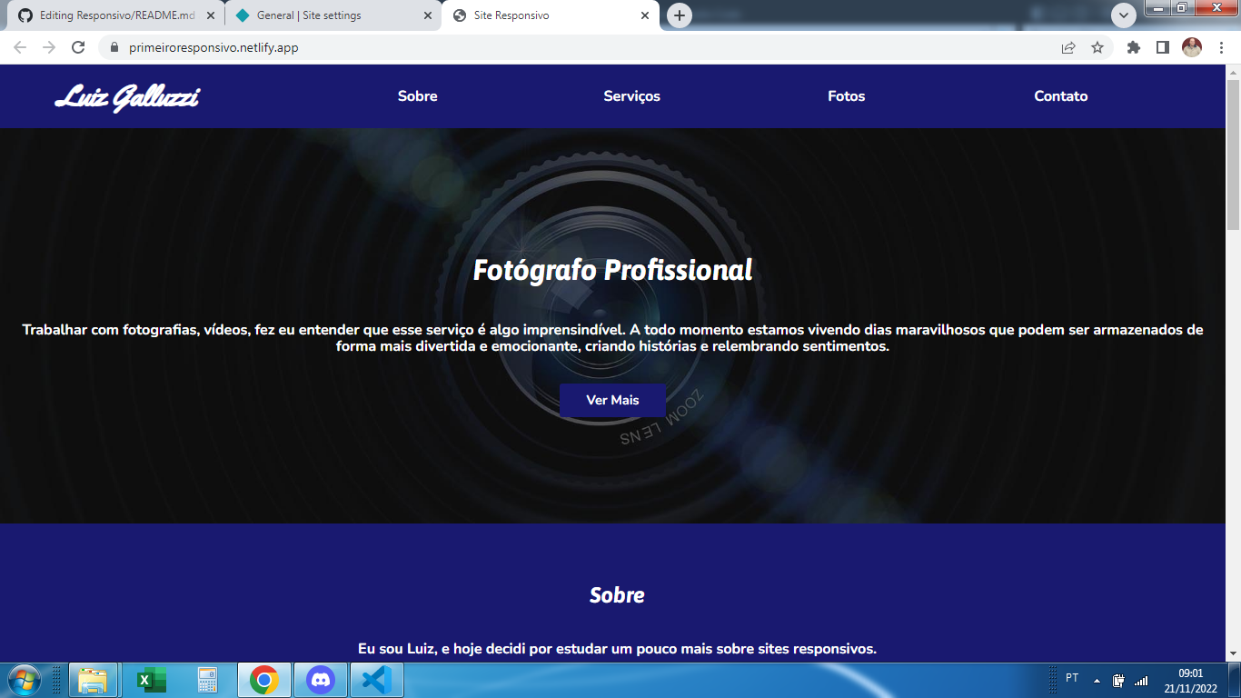 GitHub - luizgalluzzi/Responsivo: Primeiro Estudo criando um site responsivo