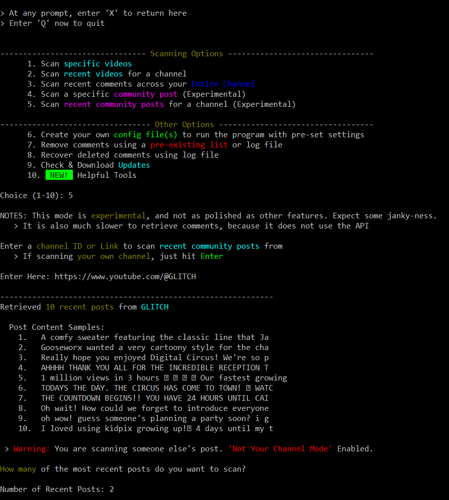 [Bug]: Divide By Zero · Issue #1078 · ThioJoe/YT-Spammer-Purge · GitHub