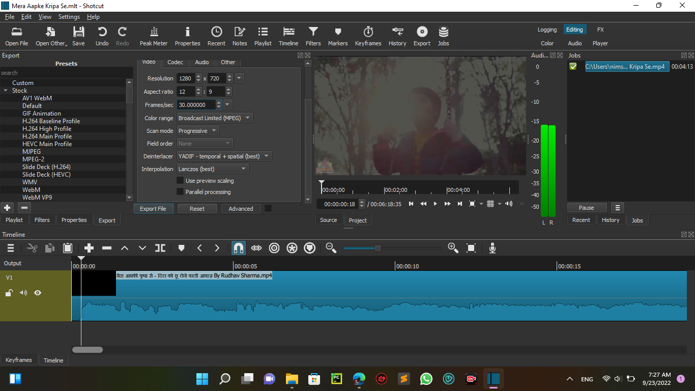 Shotcut editor exported mp4 Problem · Issue #1341 · mltframework/shotcut · GitHub