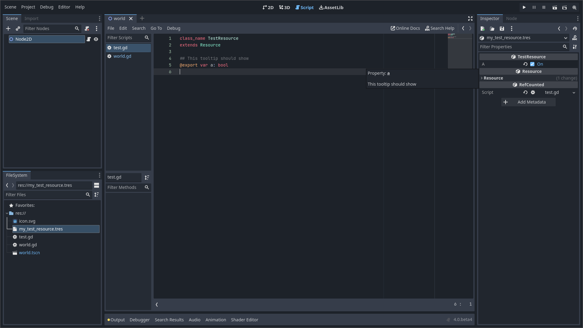 Resource Export Var Tooltips Not Working When Used By Another Node 