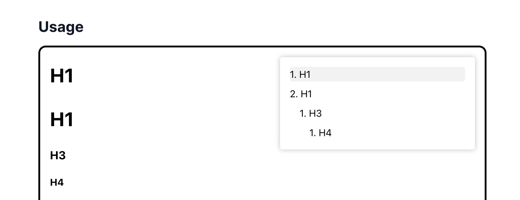 [PRO]: Incorrect incrementing in Table of Contents extension · Issue #4633 · ueberdosis/tiptap ...