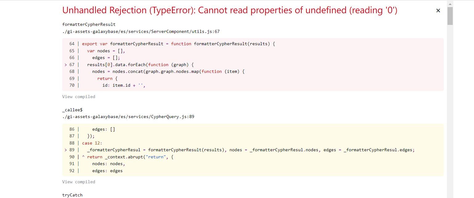 执行Cypher 语句查询 报错 · Issue #401 · antvis/G6VP · GitHub