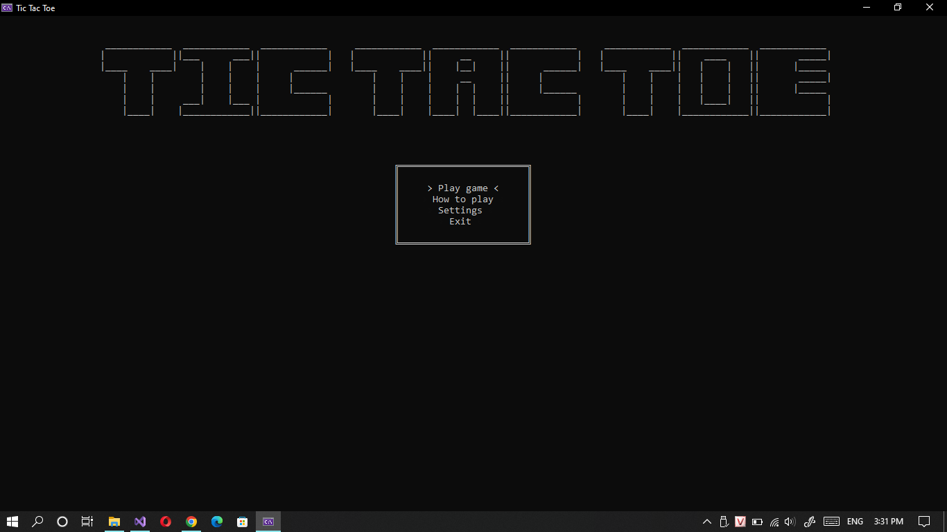GitHub - KGC31/Caro-game: Tic tac toe with basic C++ codes