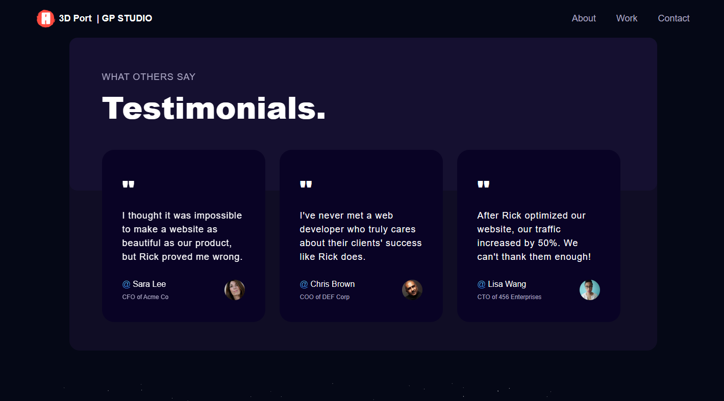 GitHub - Satyam0700/3d-portfolio: 3d-portfolio build using React, three js