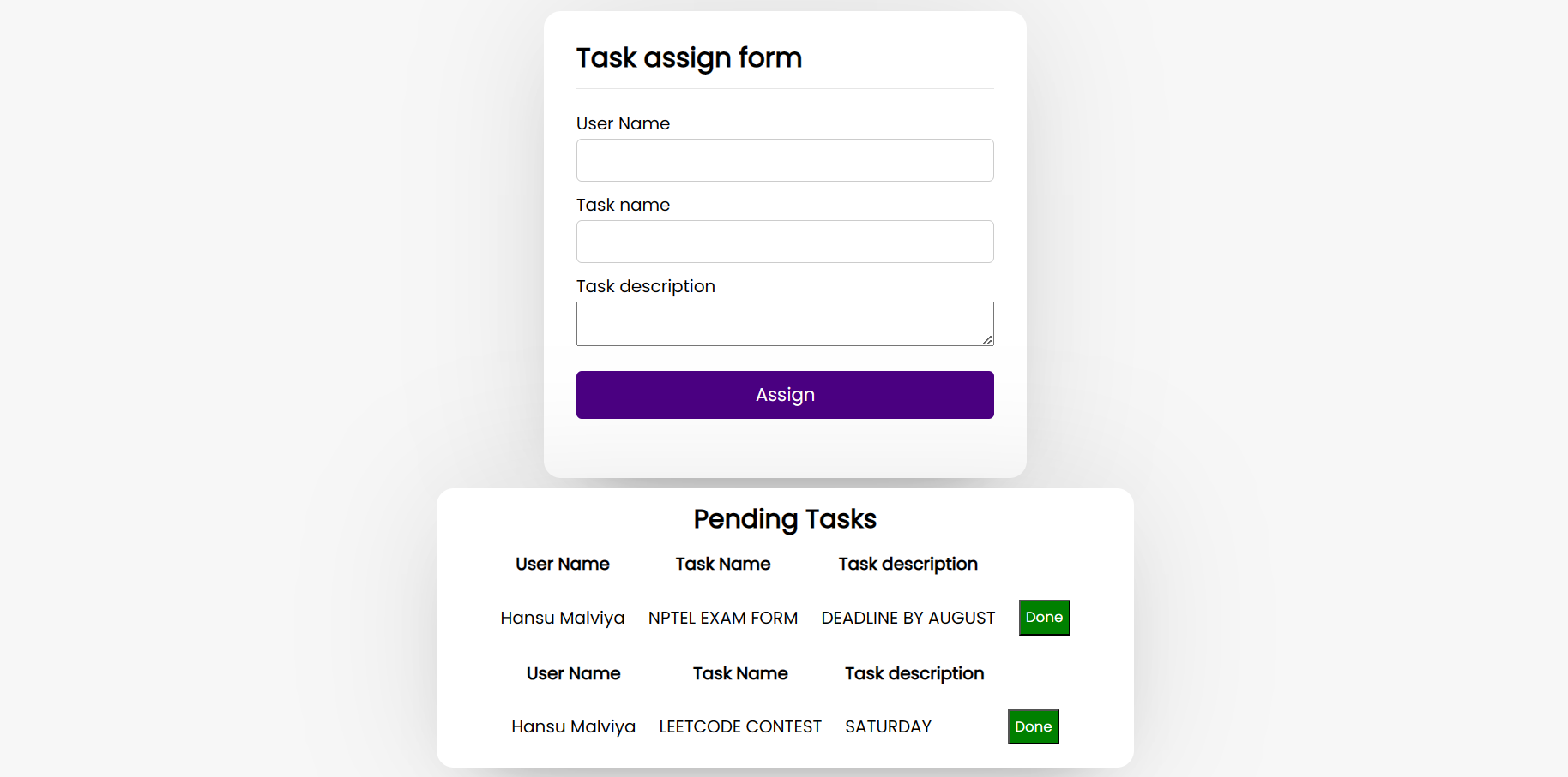 GitHub - hansu03/Task2-BharatIntern-Project-management-tool: Task2-BharatIntern-Project ...