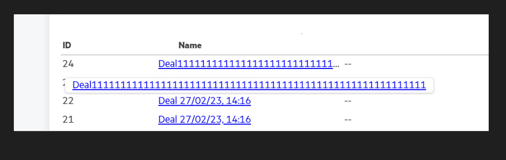 When Using Truncatetip On A Paginated Datatable The Tip Appears