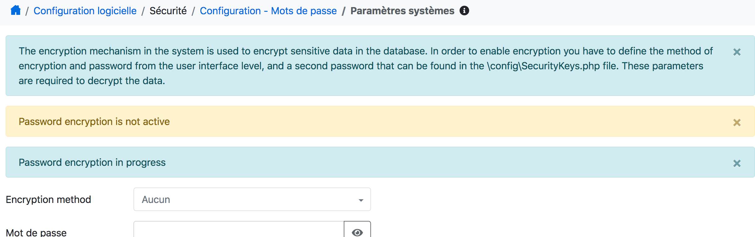 How to enable the encryption mechanism? · Issue #10136 ...