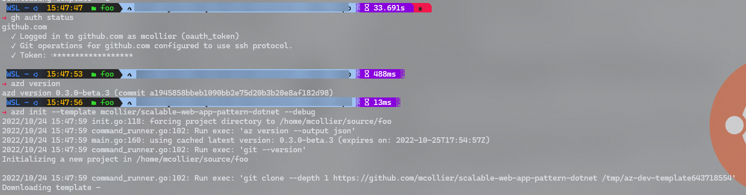 Unable To Download Template From Private Github Repo · Issue 975 · Azureazure Dev · Github 5613