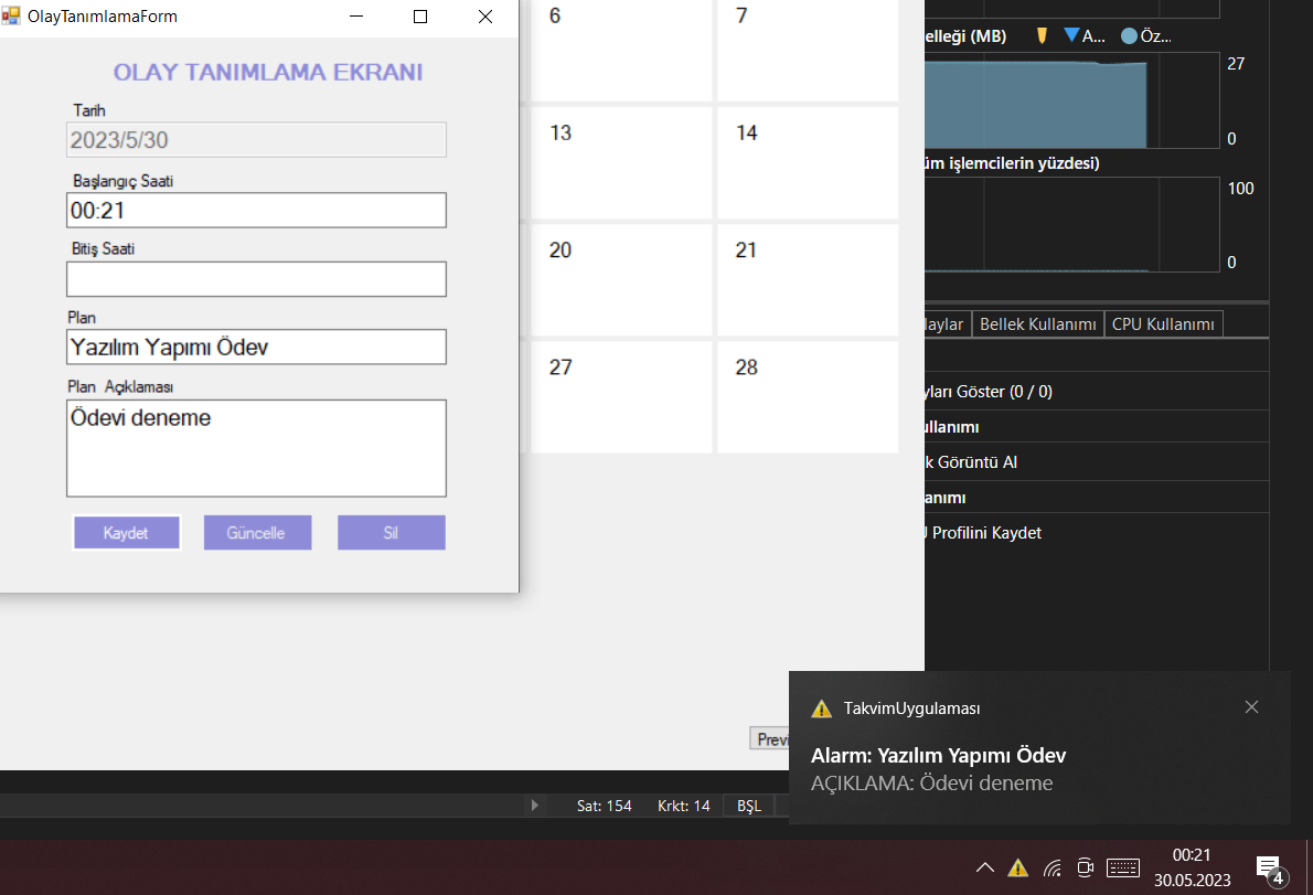 GitHub - semihgullboy/TakvimUygulamasi: Yazılım Yapımı Final Projesi
