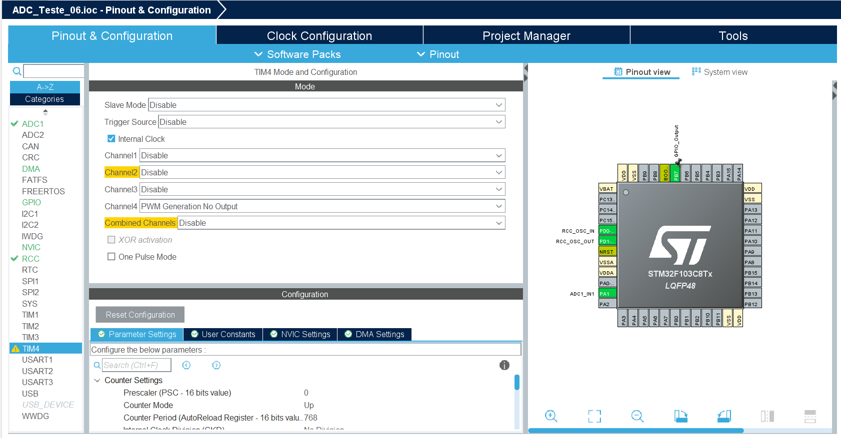 GitHub - BernardoLima92/STM32F103_ADC_DMA_03: Using ADC trigged by TIM4 Capture Compare 4 Event ...