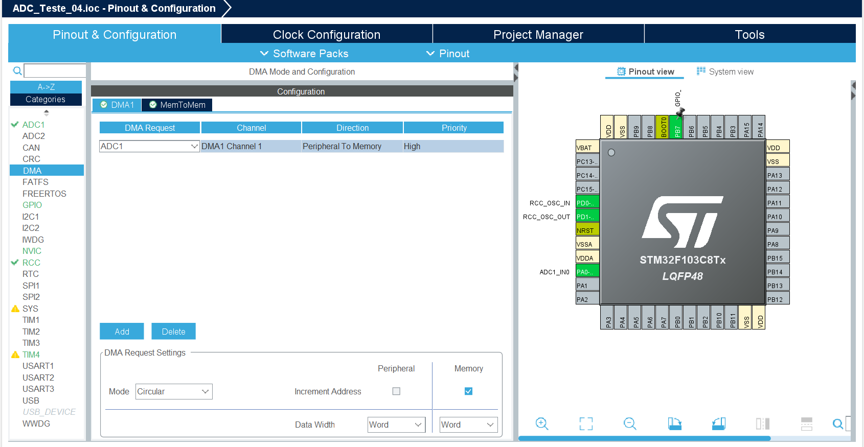 Github Bernardolima92stm32f103adcdma03 Using Adc Trigged By Tim4