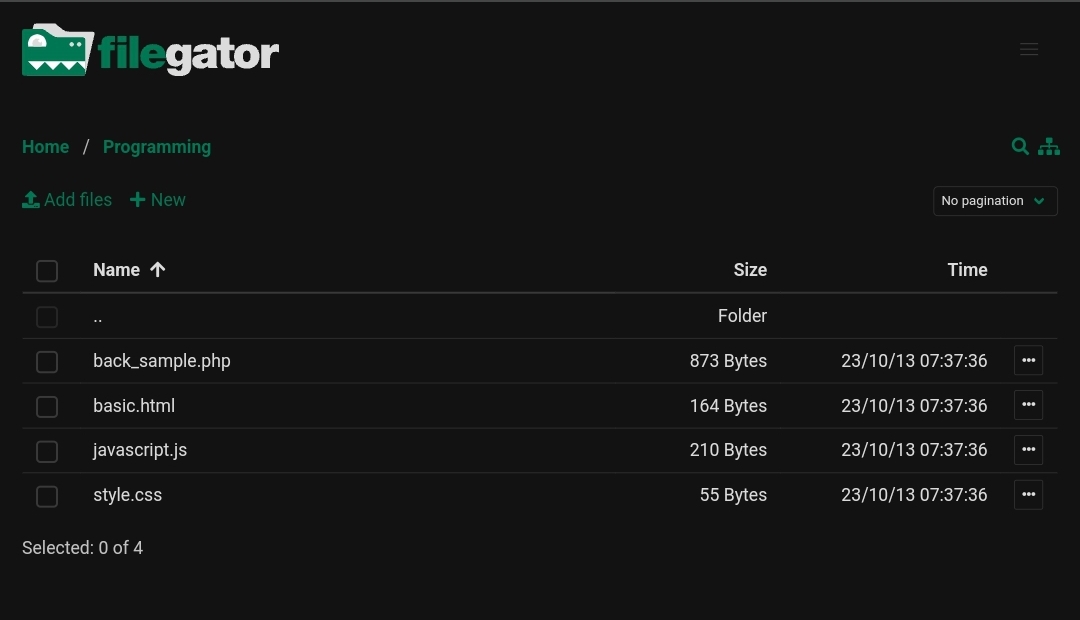Add DarkMode · Issue #425 · filegator/filegator · GitHub