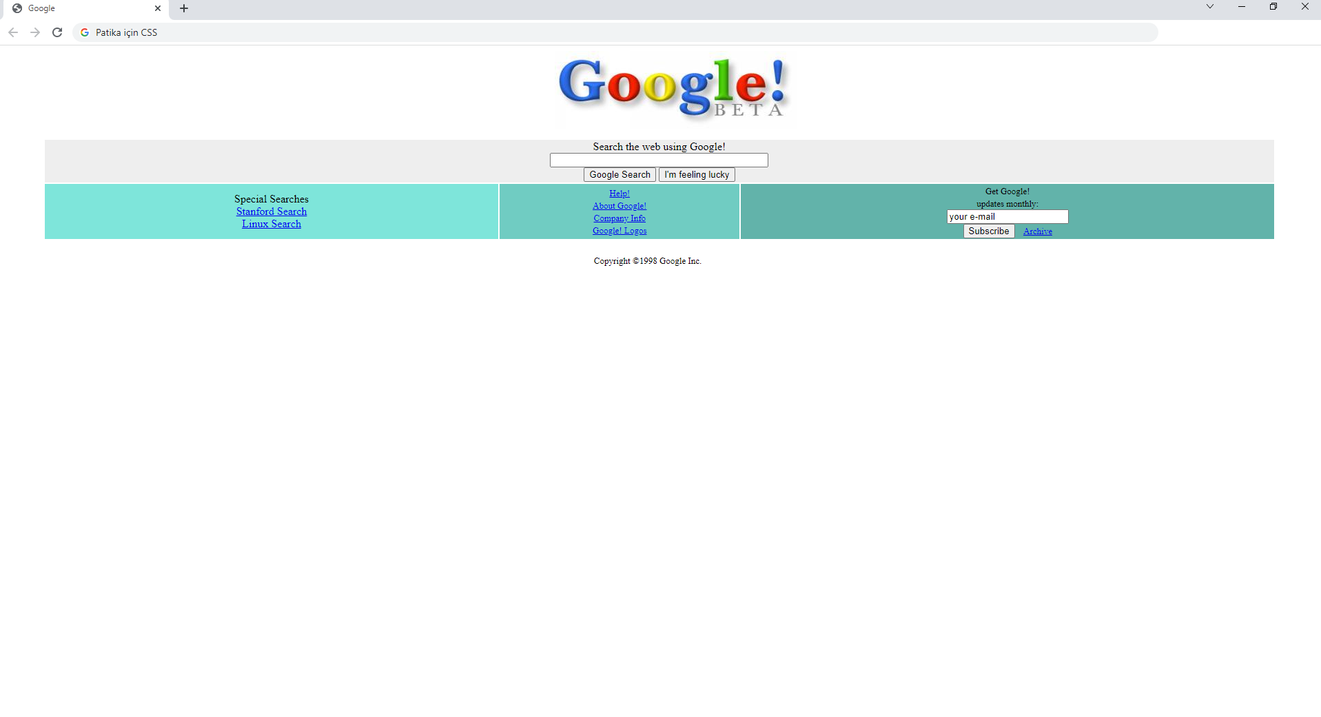 GitHub - Cihangirfiliz/CSS-google-eski-versiyon
