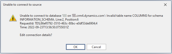 Problems while Importing/Updating Tables from Dataverse SQL-Database · Issue #672 ...