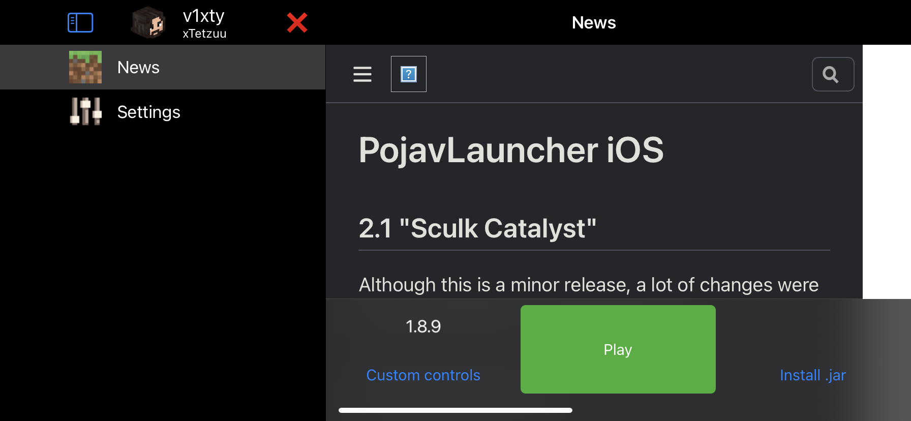 [Bug] (more info) · Issue #432 · PojavLauncherTeam/PojavLauncher_iOS · GitHub