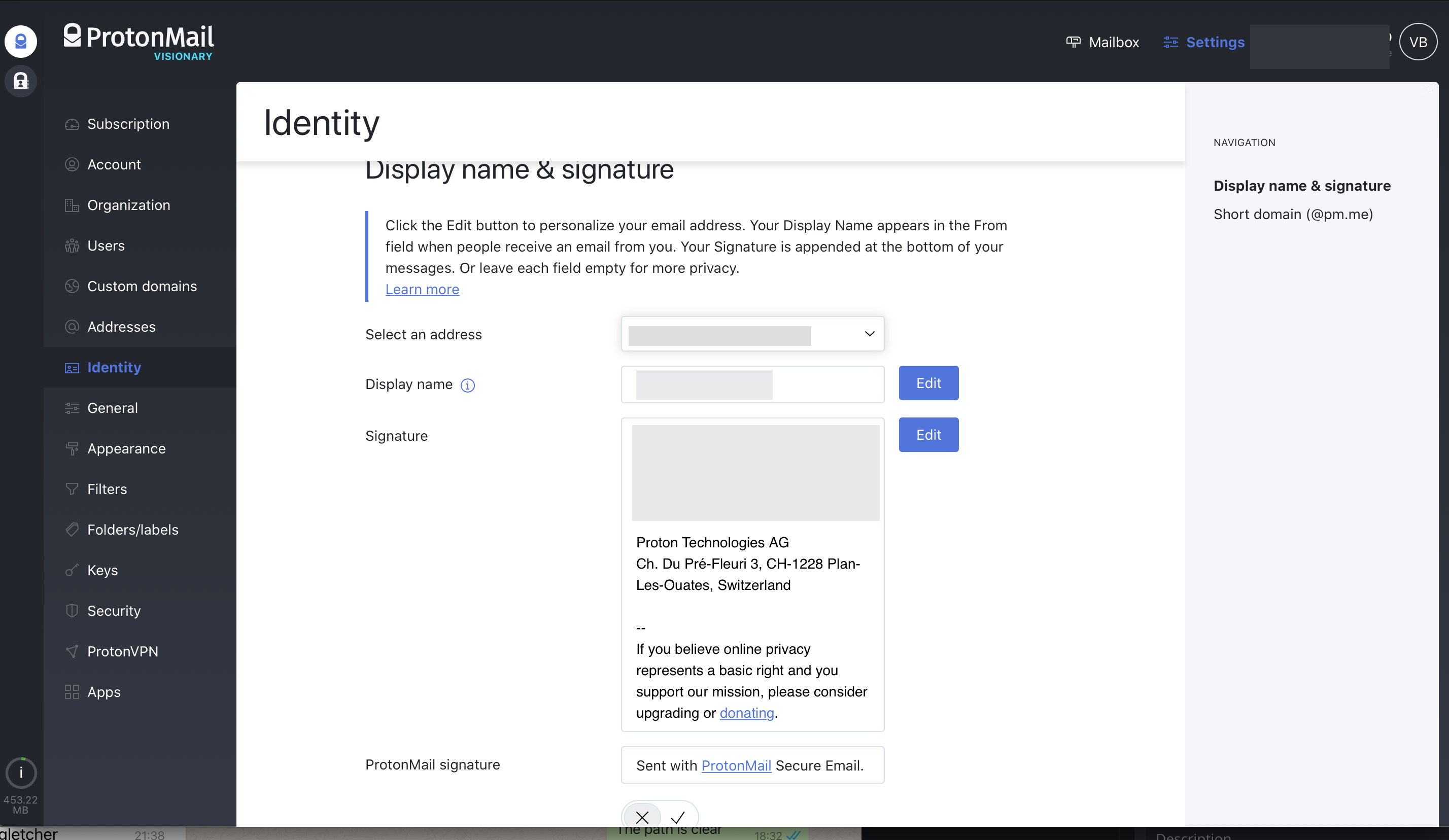 Identity - Signature input very small · Issue #188 · ProtonMail/proton-mail-settings · GitHub