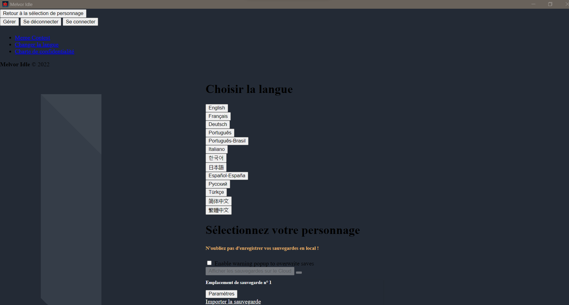 [Bug]: · Issue #2604 · MelvorIdle/melvoridle.github.io · GitHub