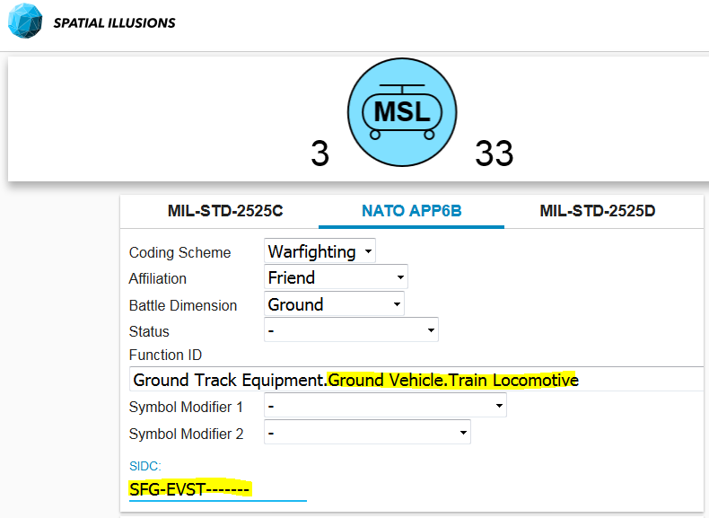 Wrong Mapping / Image for APP6 "Train Locomotive" · Issue #167 · spatialillusions/milsymbol · GitHub