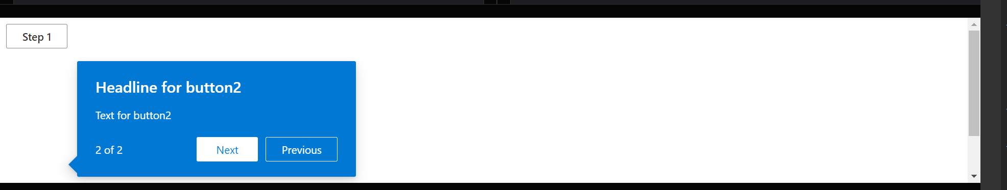 [Feature]: Teaching bubble doesnt scroll down automatically with the target element if the ...