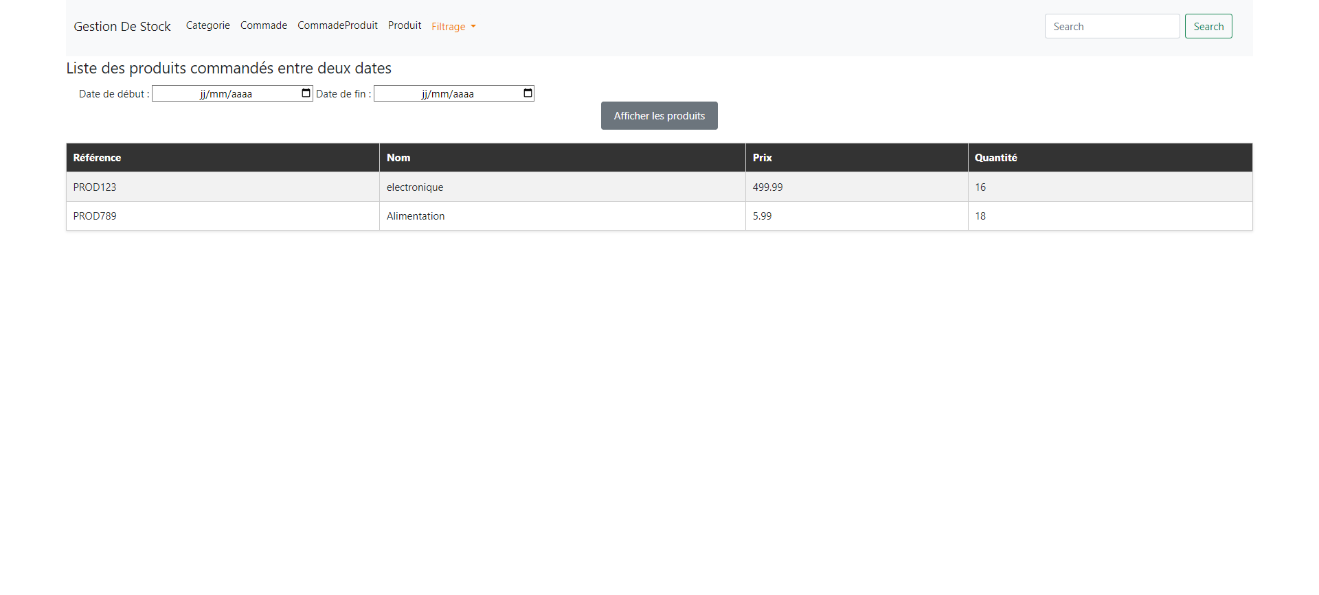 GitHub - whoamiisroot/tpjsp: Gestion des commandes + Tp session