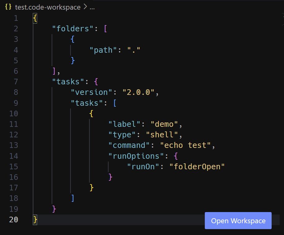Trusted workspaces don't show trust prompt when opening a new workspace ...