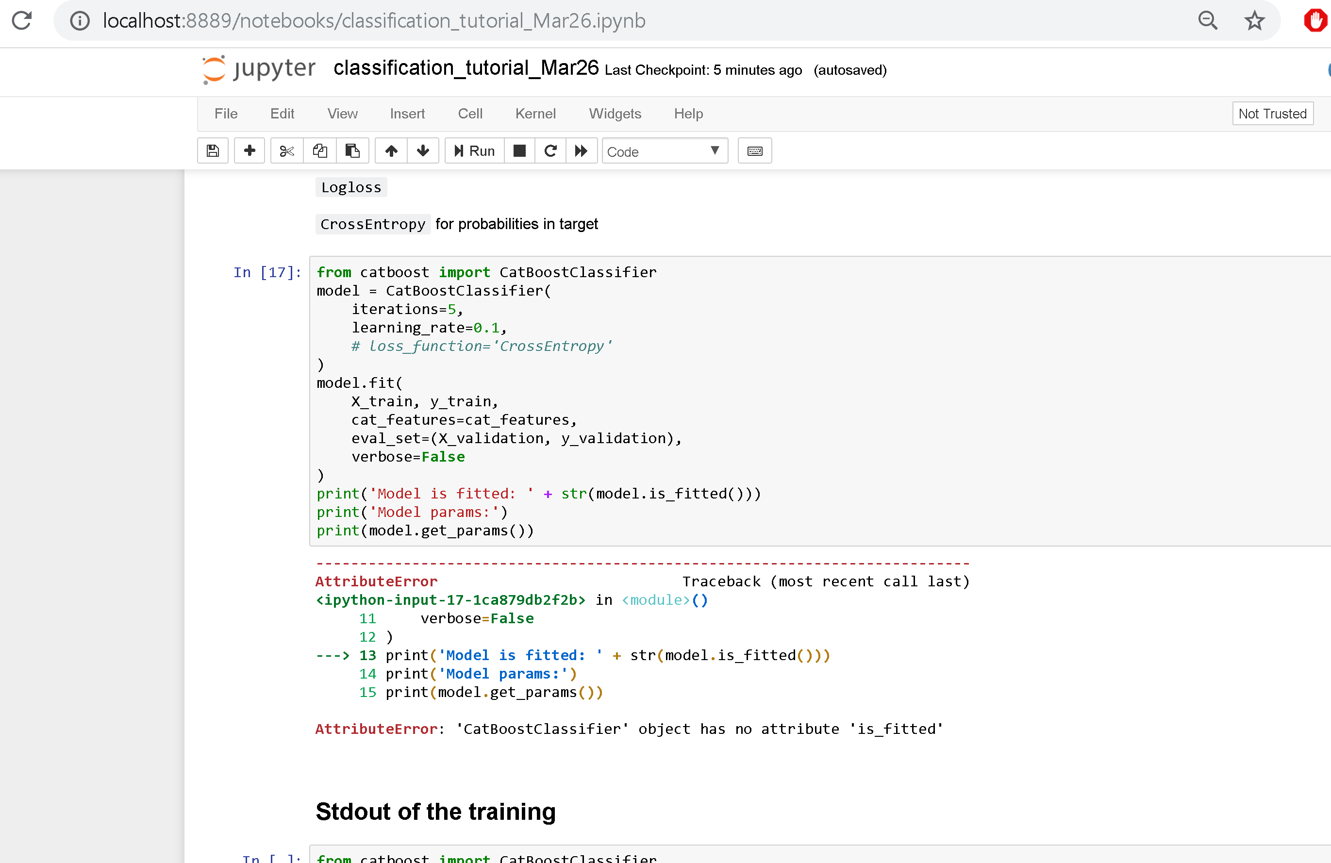 do you have tutorial with code and video what works on Windows? · Issue #746 · catboost/catboost ...