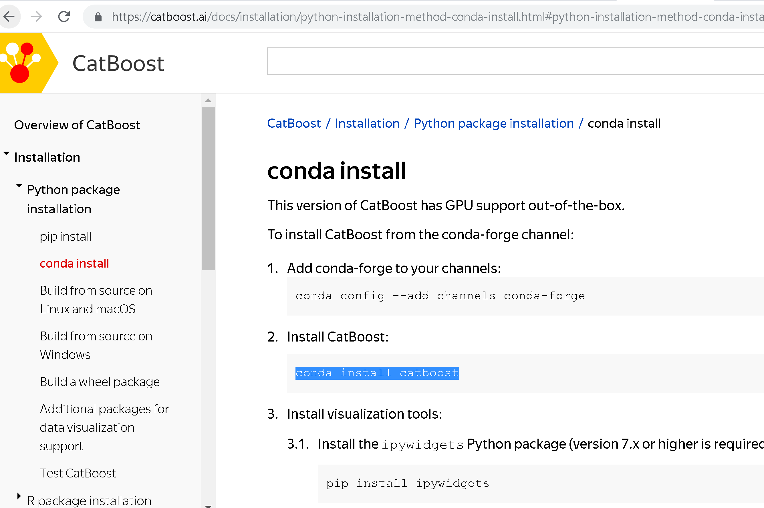 do you have tutorial with code and video what works on Windows? · Issue #746 · catboost/catboost ...