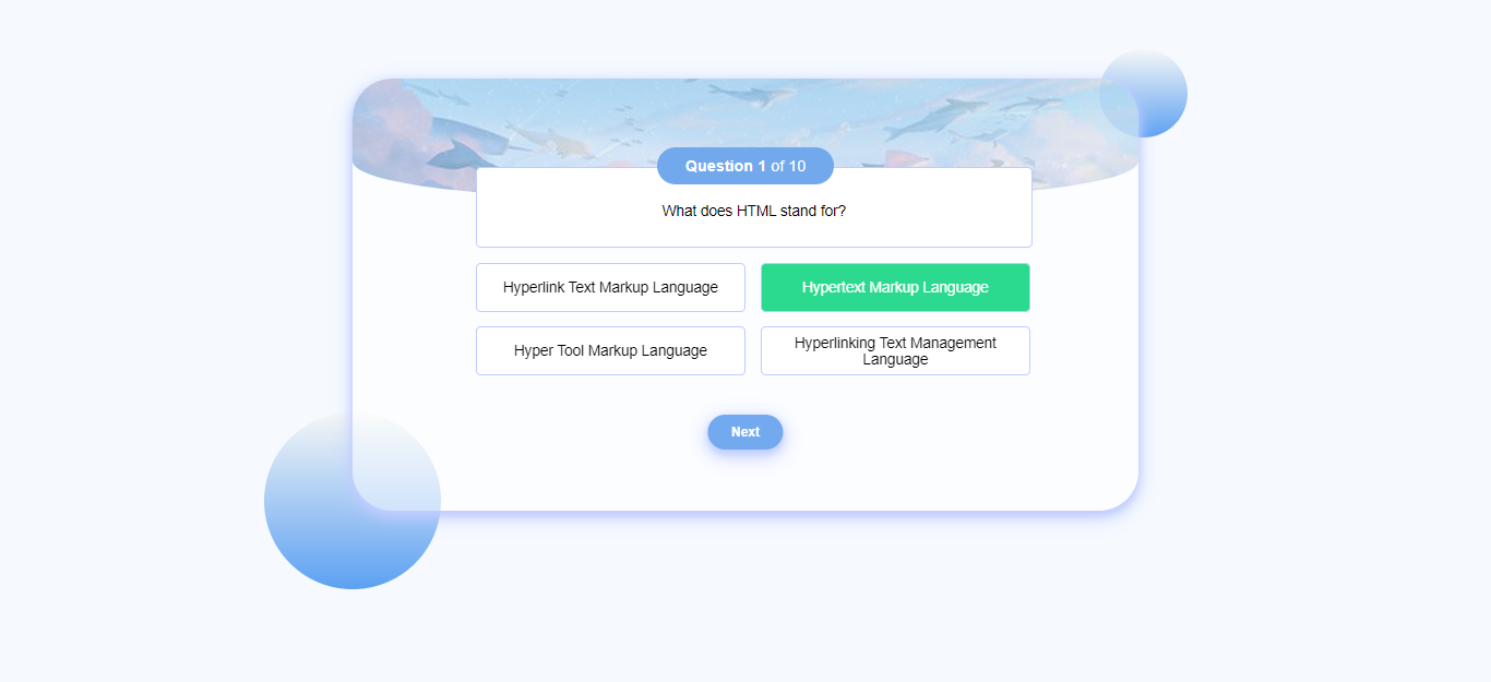 GitHub - minhle28/Quiz_Game: Created a quiz game with 10 HTML/CSS multiple-choice questions ...