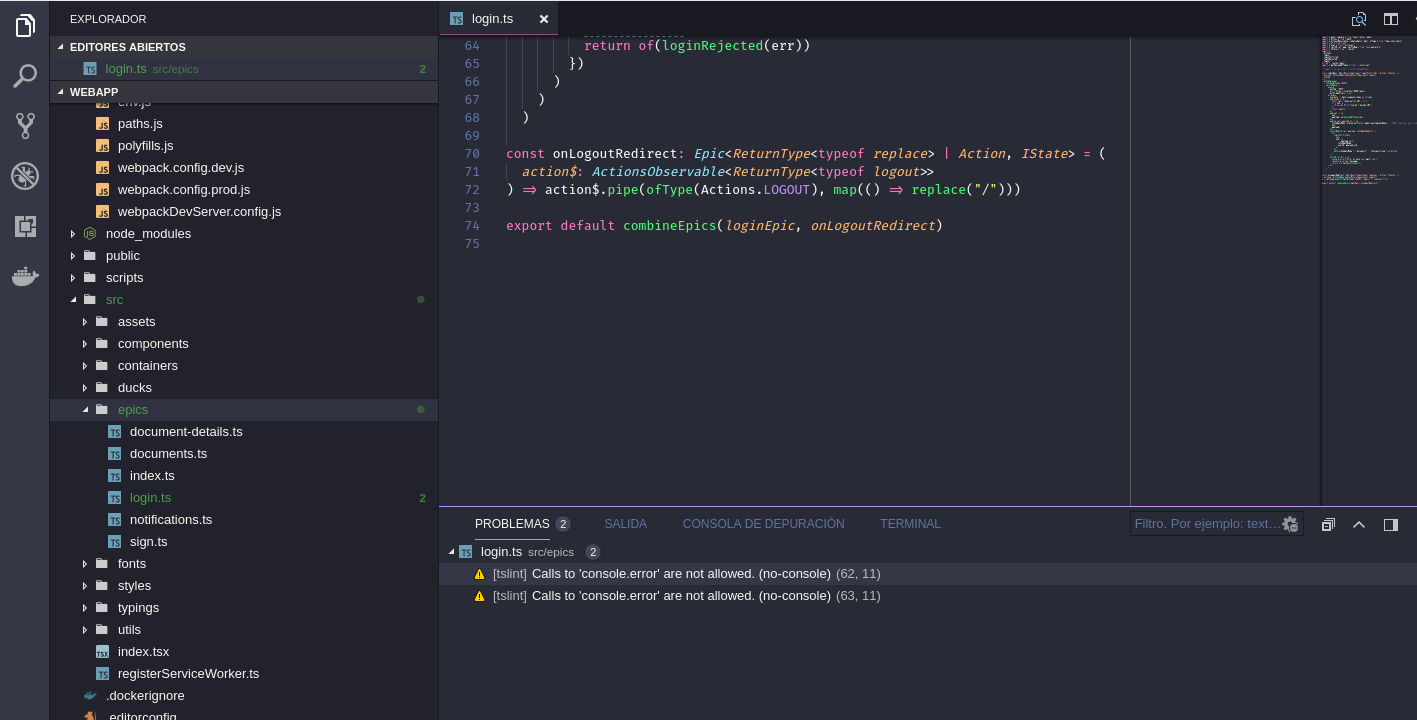 Strange dark green color on warnings · Issue #77 · dracula/visual-studio-code · GitHub