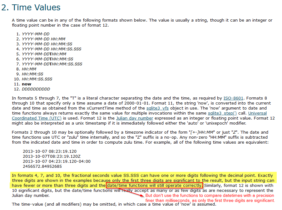 Question regarding the precision of DATETIME values · Issue #648 ...