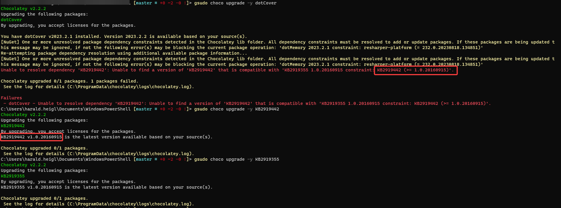 Dependecy issues after upgrade to v2 · Issue #3234 · chocolatey/choco · GitHub