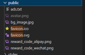【部署错误】/public目录下 替换favicon.ico 和 favicon.svg文件 · Issue #621 · tangly1024/NotionNext · GitHub