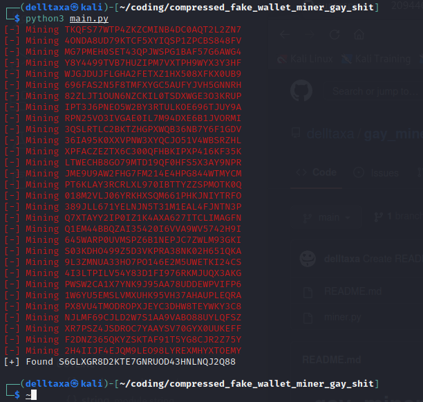 GitHub - delltaxa/gay_miner: compressed_fake_wallet_miner_gay_shit_two_lines_one_print_statement