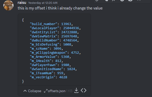 Updating Offsets Issue · Issue 45 · Imxnoobx Cs2 External Esp · Github