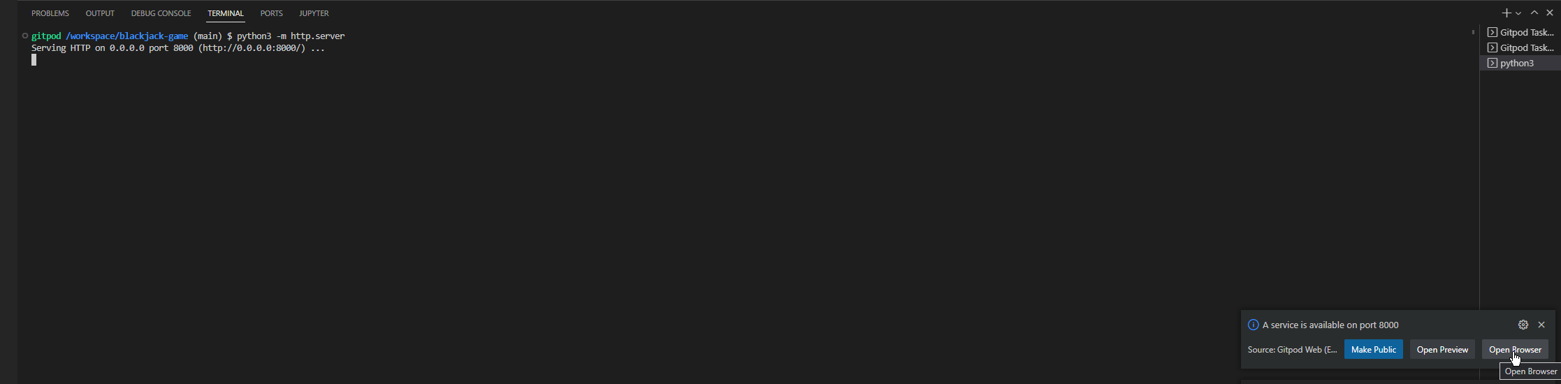 GitHub - PPindel/blackjack-game: Simple blackjack game