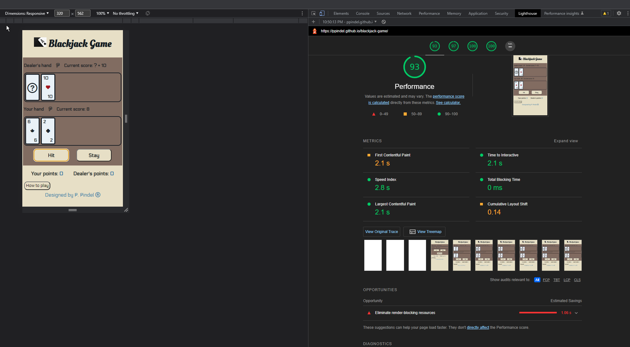 GitHub - PPindel/blackjack-game: Simple blackjack game