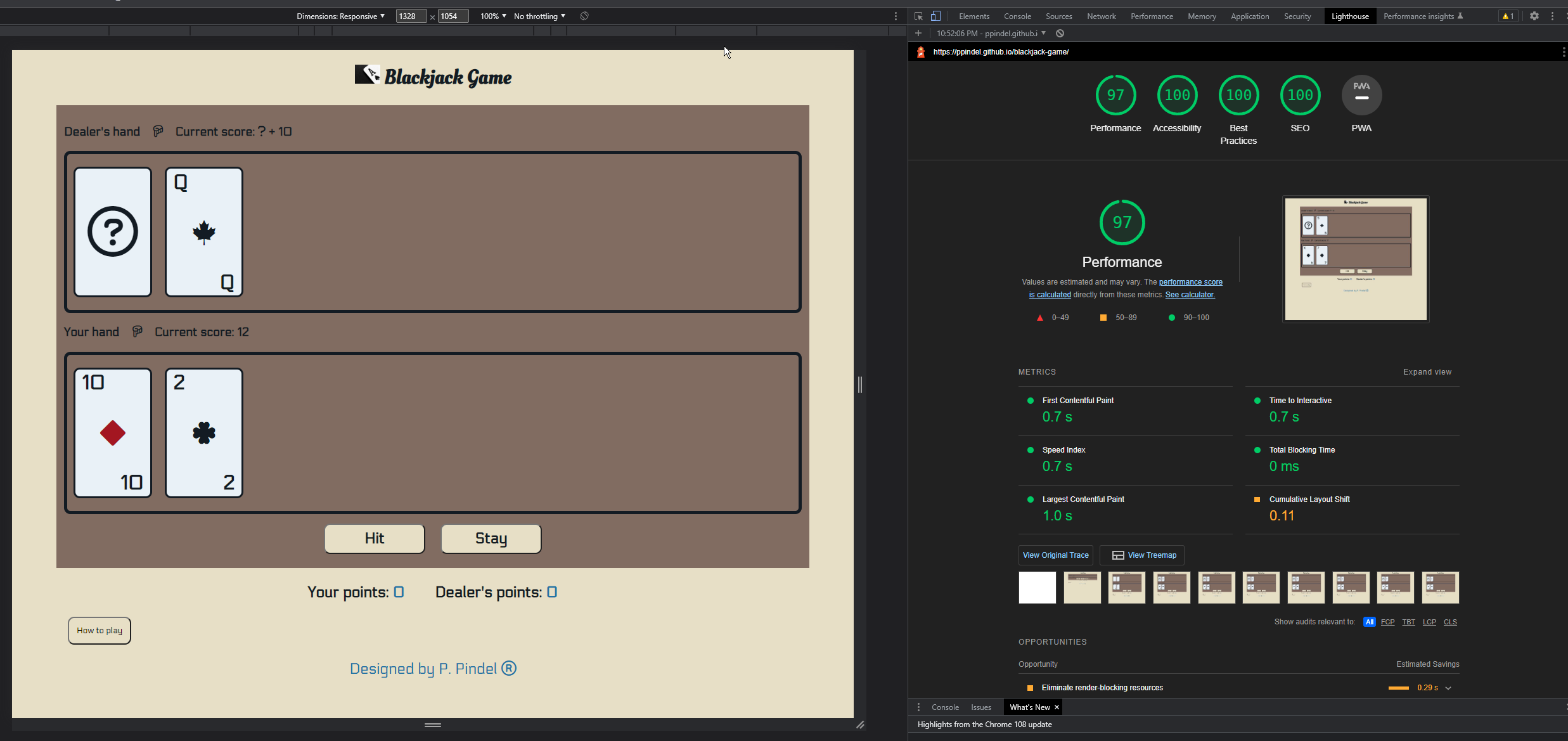 GitHub - PPindel/blackjack-game: Simple blackjack game